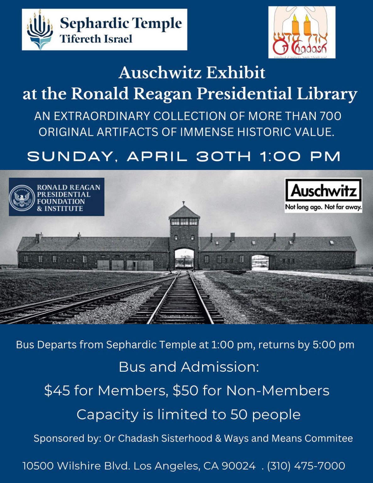 Auschwitz Exhibit at the Ronald Reagan Presidential Library – Sephardic ...